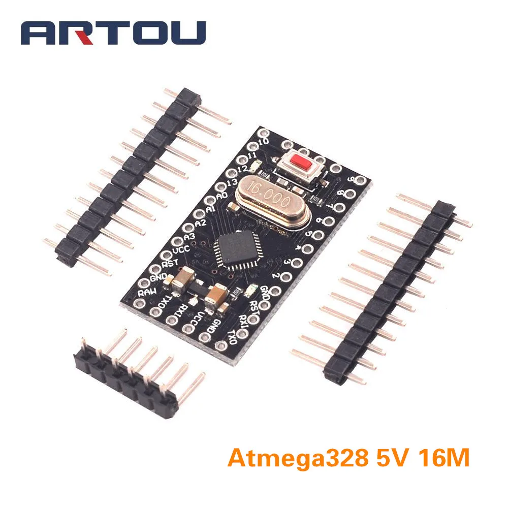 1 piezas Pro Mini módulo Atmega328 5V 16M Compatible con Nano|Circuitos ...