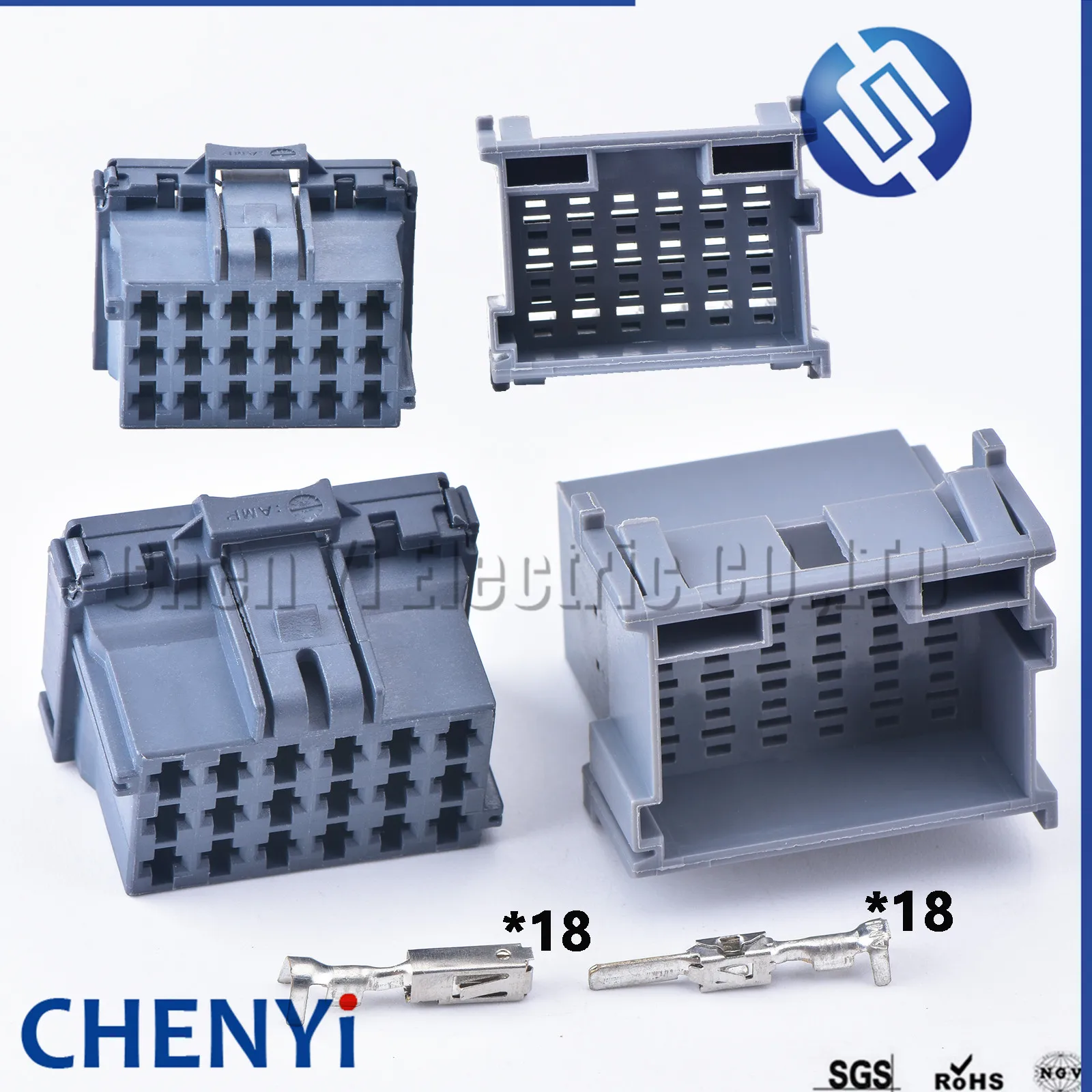 TE AMP conector macho hembra gris de 18 Pines, enchufe automotriz sin ...