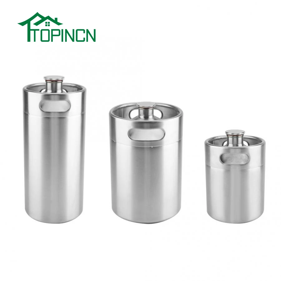 Stainless Steel Beer Wine Barrel Household DIY Wine Barrel with Spiral ...