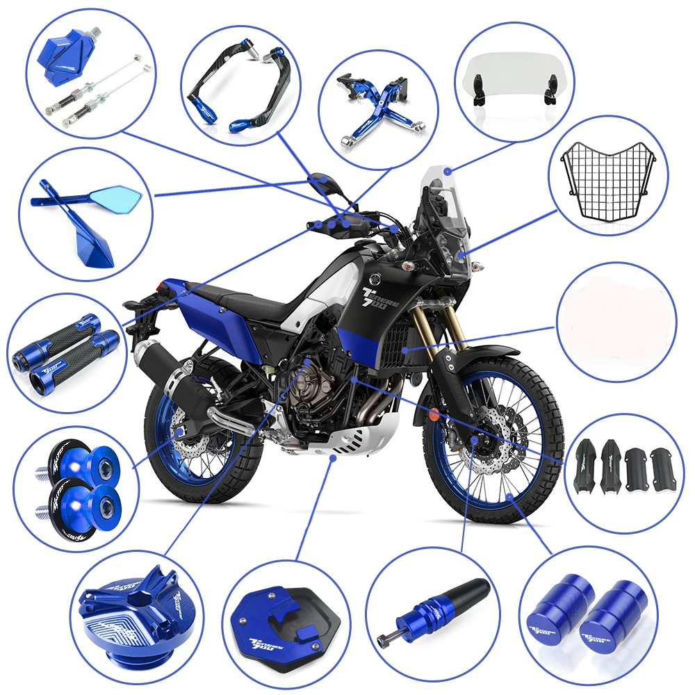 For-Yamaha-TENERE-700-TENERE700-2019-2020-Motorcycle-Accessories-Brake ...