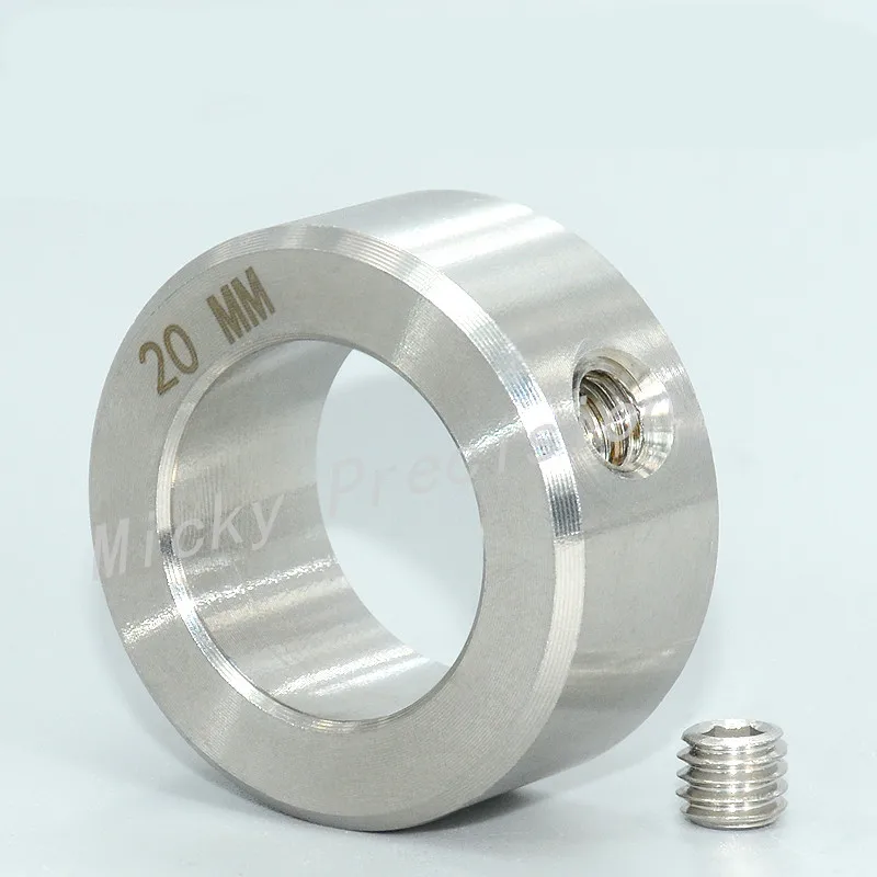 Free Shipping Stainless Steel Retaining Ring Shaft Collar With Screw ...