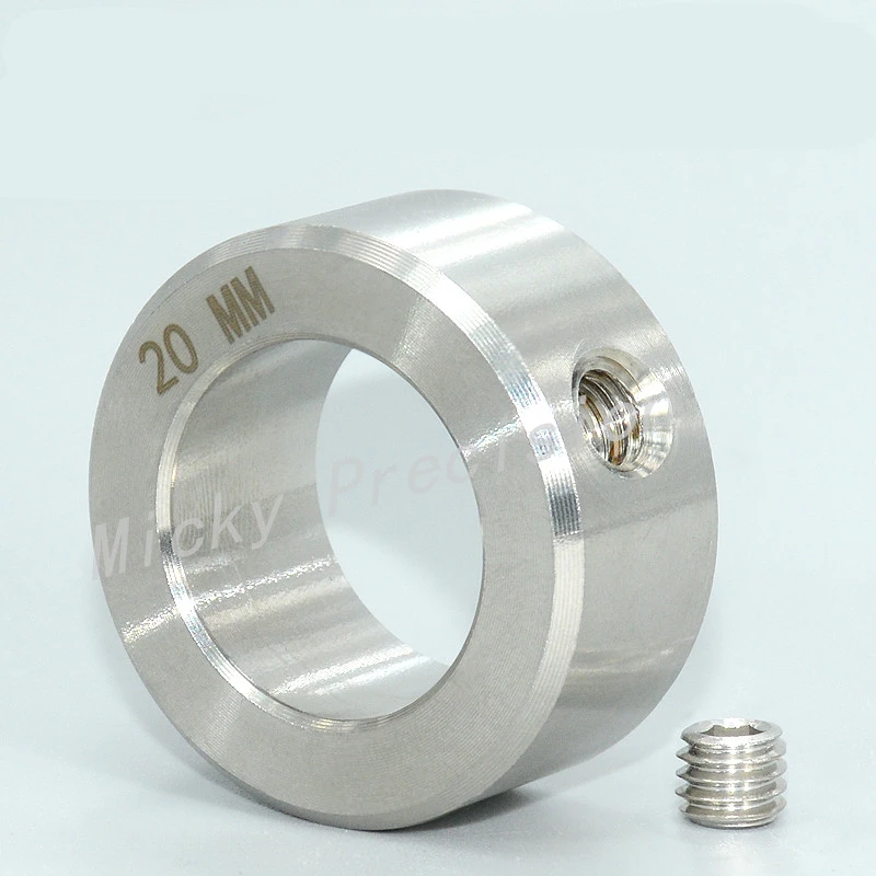 Free Shipping Stainless Steel Retaining Ring Shaft Collar With Screw ...