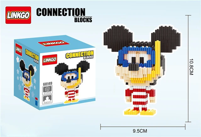 Disney Magic Building Blocks Mickey Mouse Minnie Model Connection ...