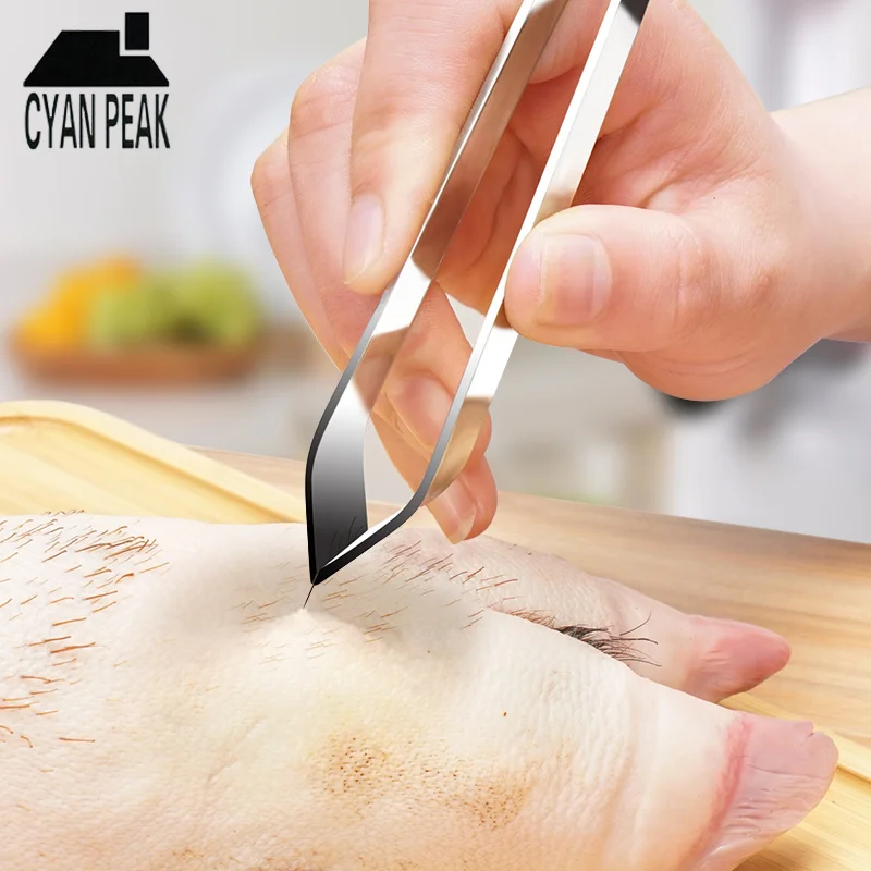 Stainless-Steel-Fish-Bone-Tweezers-Remover-Pincer-Puller-Tongs-Pick-Up ...