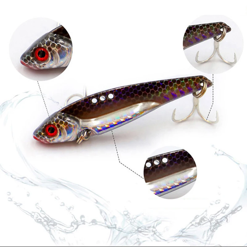 VIBE Fishing Lure 7-18g Blade Metal Sinking Spinner - Easy Fishing Tackle