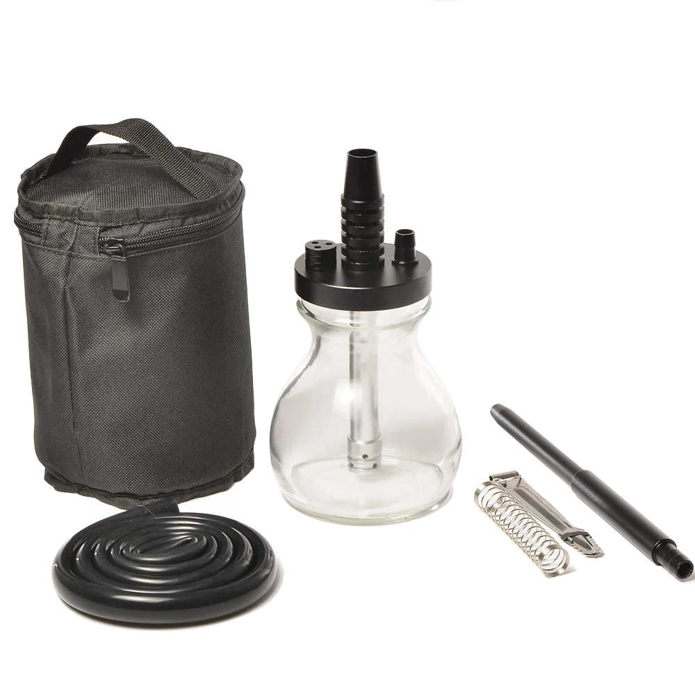 Cachimba de vidrio pequeña, Pipa de Shisha de viaje, Chicha, Narguie ...