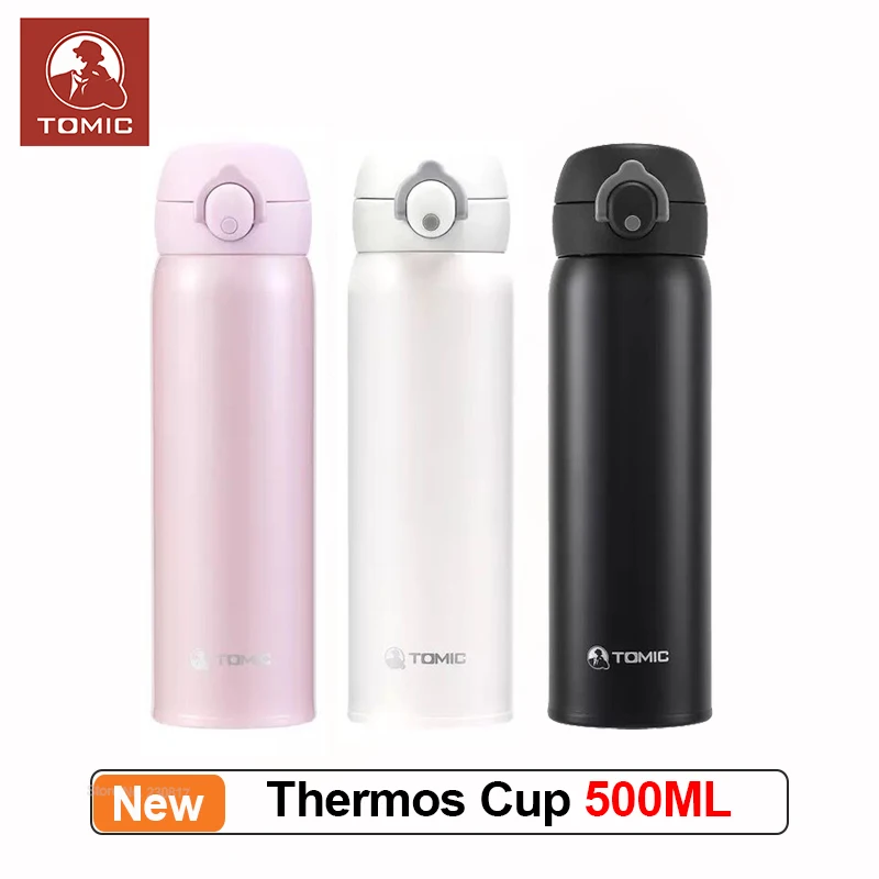 Tomic Portable Thermos Cup 500ml Large Capacity Insulated Water Cup 316 ...