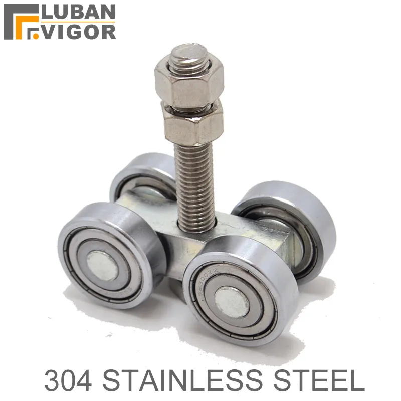 Sus304-Heavy-Duty-Roda-Pendurada-Polia-Pendurada-Orbital-Track-Bearing ...