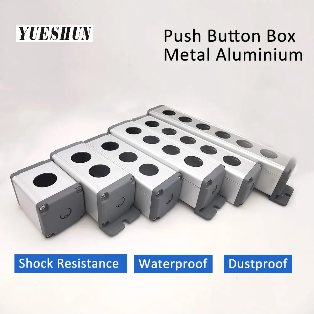 16mm-19mm-22mm-Waterproof-Aluminium-push-button-switch-box-one-hole ...