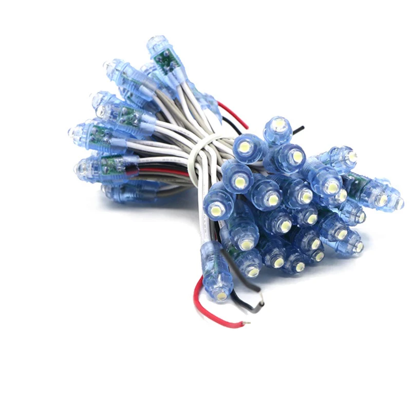 50PCS-LED-String-lights-9mm-Single-Color-Pixel-Modules-DC5V-IP67 ...