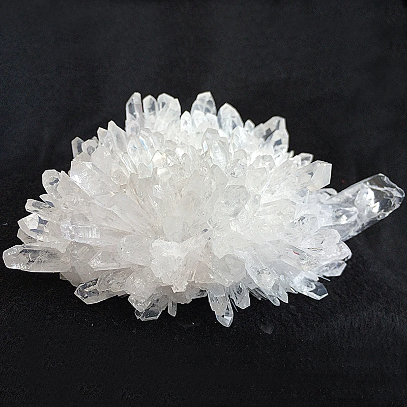 200 700g Natural white crystal cluster original stone degaussing ...