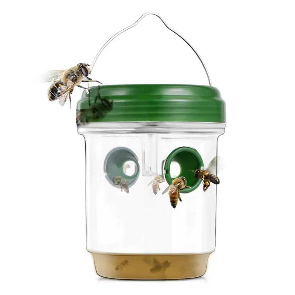 LED Solar Powered Fly Trap Outdoor Plastic Insect Catcher for In Tree ...