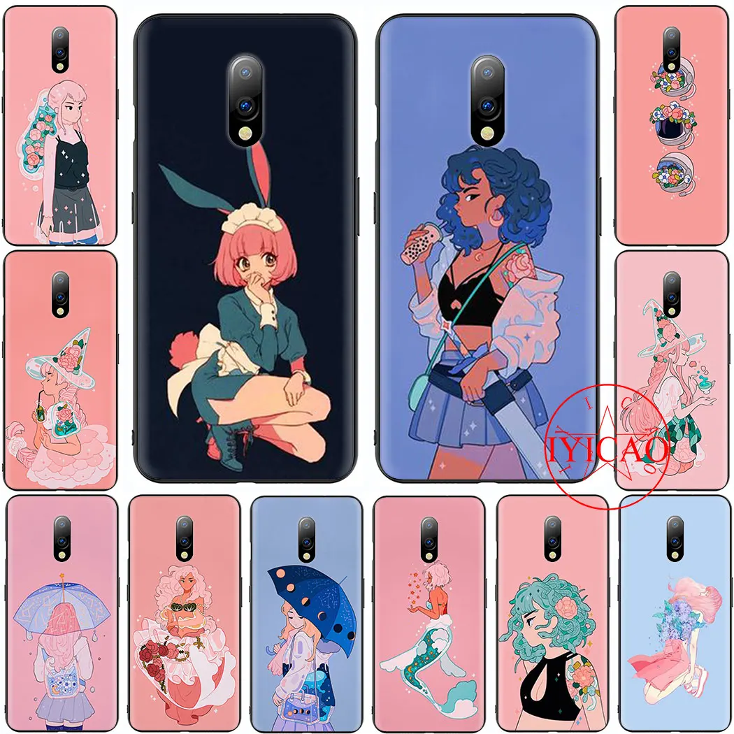 Meyoco Flower Soft Silicone Phone Case For One Plus 5 6 7 5t 6t 7 Pro ...