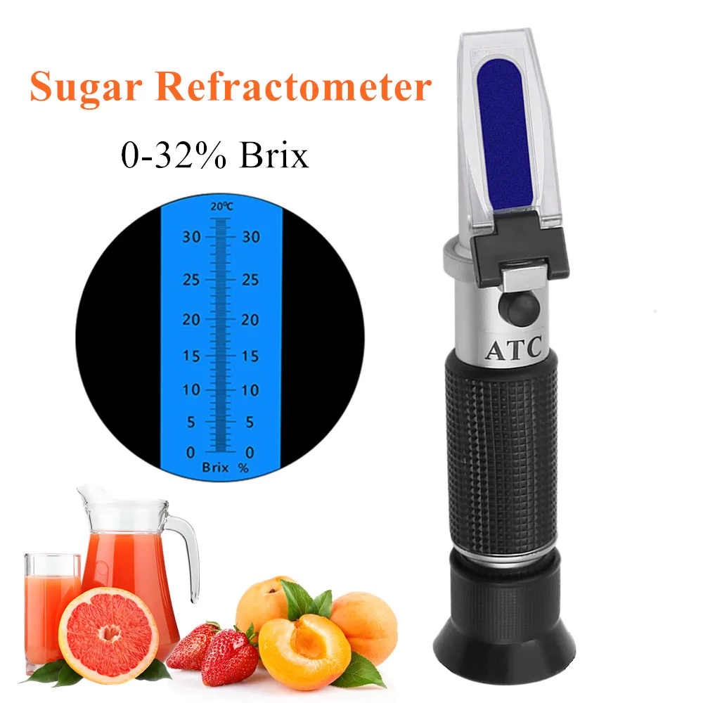 Handheld-Sugar-Refractometer-Densimeter-0-32-Brix-Sugar-Concentration ...