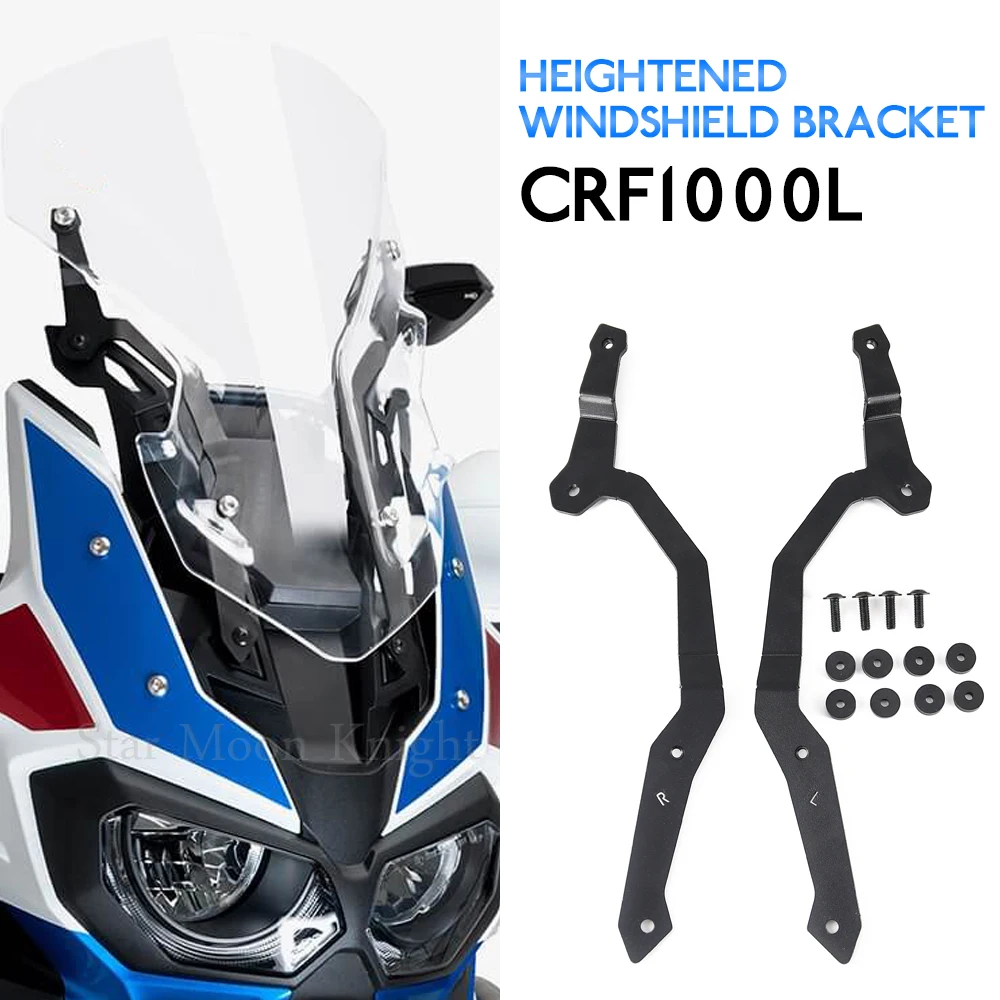 Windscreen-Windshield-Support-Holder-kits-Screen-Raiser-Lift-Up-Bracket ...