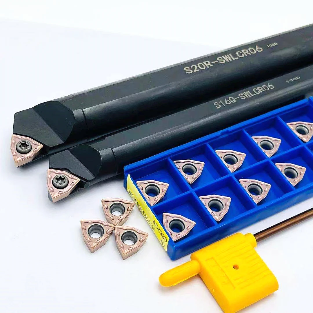 S10K / S12M SWLCR04 S16Q / S20R SWLCR06 95 degree spiral turning tool SWLCR Boring bar ...