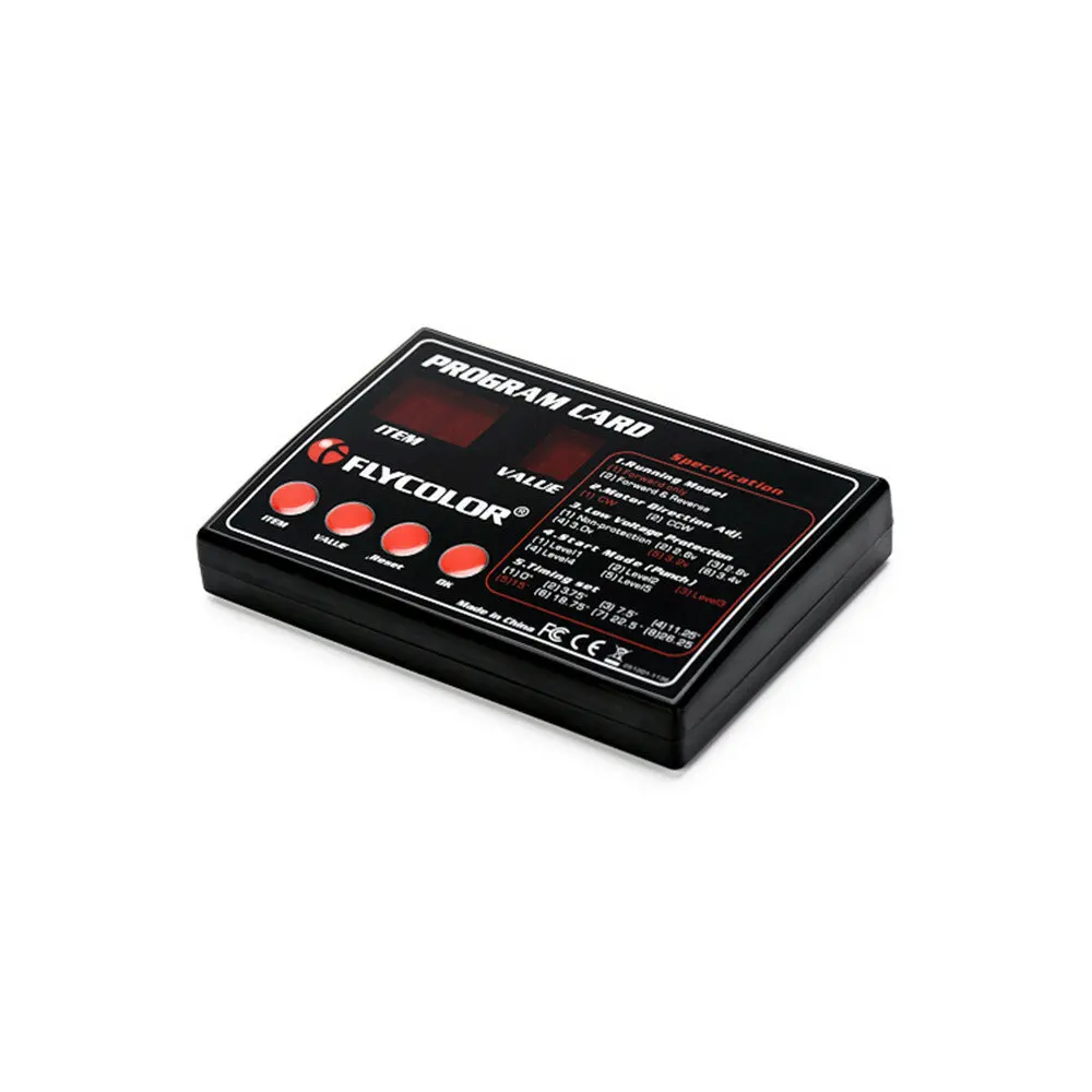 Original Flycolor Program Card for RC Boat ESC Electronic Speed ...