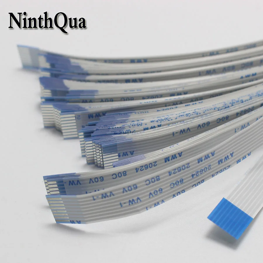 플랫 플렉시블 케이블 FFC FPC LCD 1.25mm 피치 A B 포워드 100mm AWM 20624 80C 60V VW 1 ...