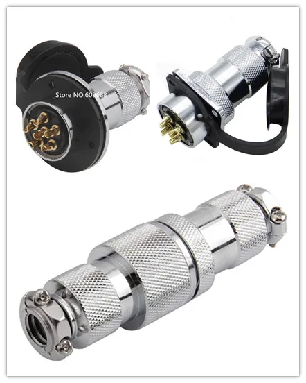 GX25 GX30 2 3 4 5 6 7 8 10 12 Pins DF25 DF30 Male&Female WaterProof Aviation Plug Socket ...