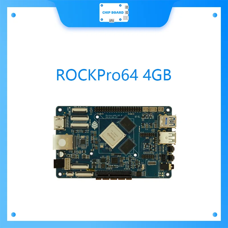 ROCKPro64 4GB komputer jednopłytkowy|Tablice demonstracyjne| - AliExpress