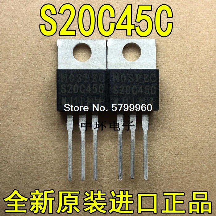 10pcs/lot S20c45c 2045 To-220 20a 45v - Integrated Circuits - AliExpress