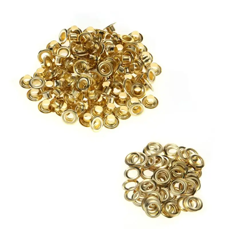RIVET,Laiton-6mm--Œillet en laiton avec rondelle de 6mm, 1000 pièces ...