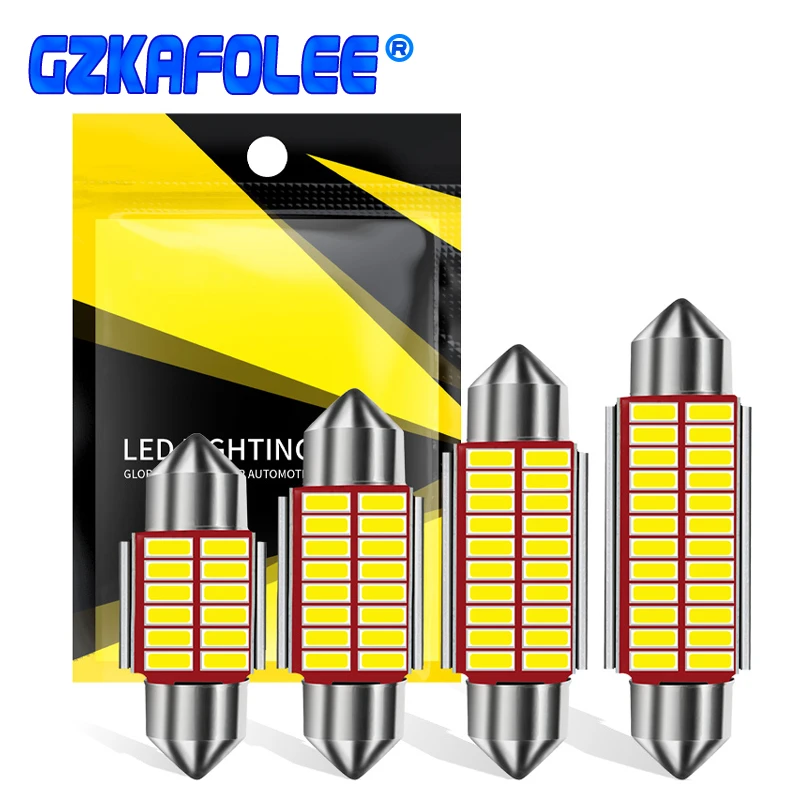 1X C10W C5W LED Canbus Festoon 31mm 36mm 39mm 41mm for car Bulb Interior C5W Lamp Reading Light ...