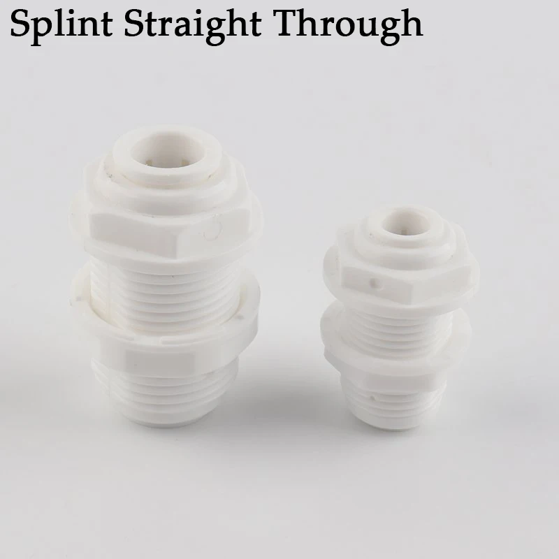 10pcs 1/4'' 3/8'' Pe Pipe Connector Male Thread Reverse Osmosis Ro ...