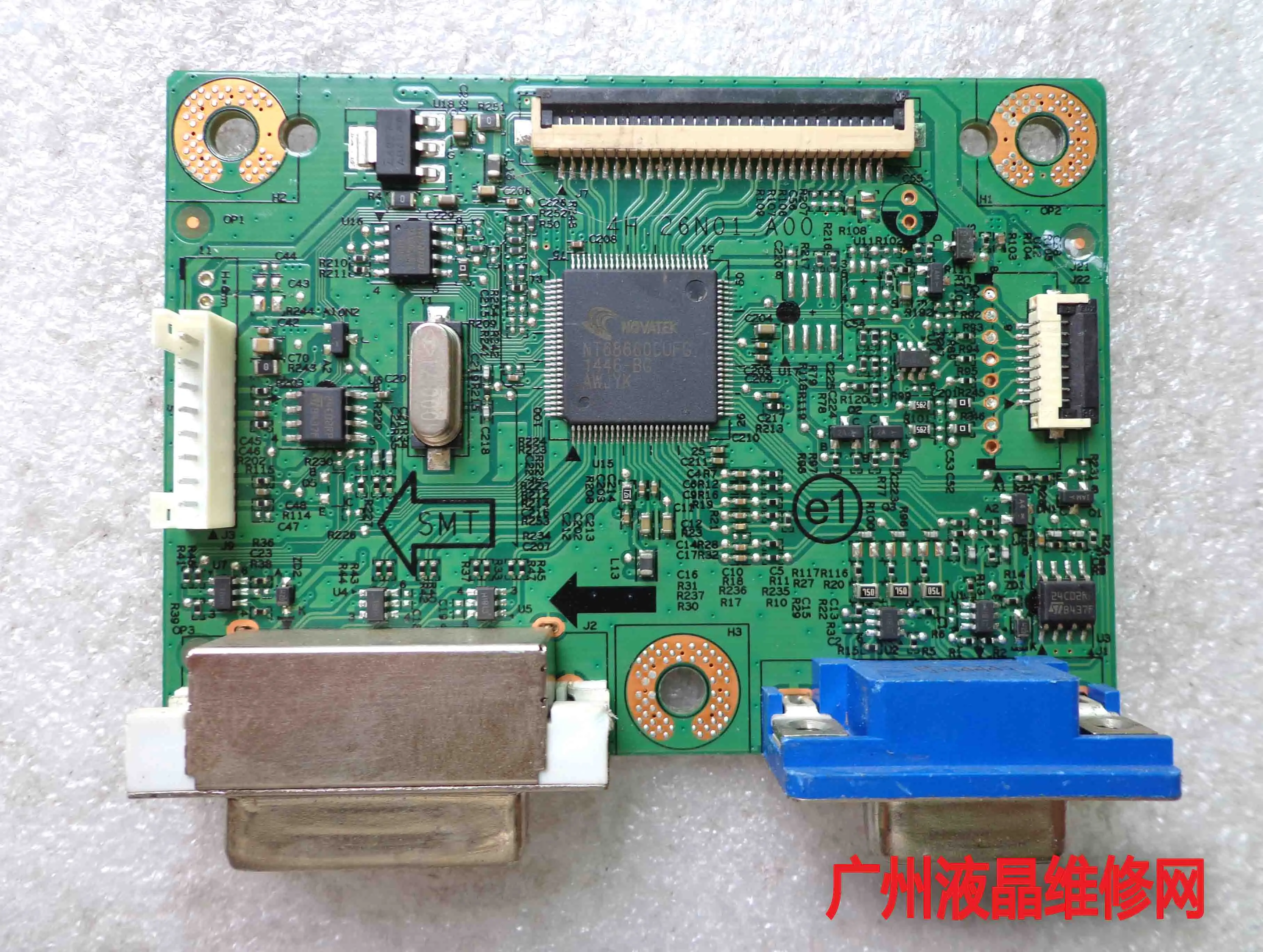 BenQ DL2020 B Monitor Motherboard 4h.26n01. A00 Screen M195xtn01.0 ...