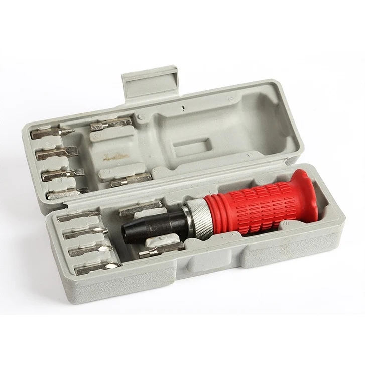 14pc Set Impact Drive Screwdriver Screw 1/2 "Socket Tool with Bits ...