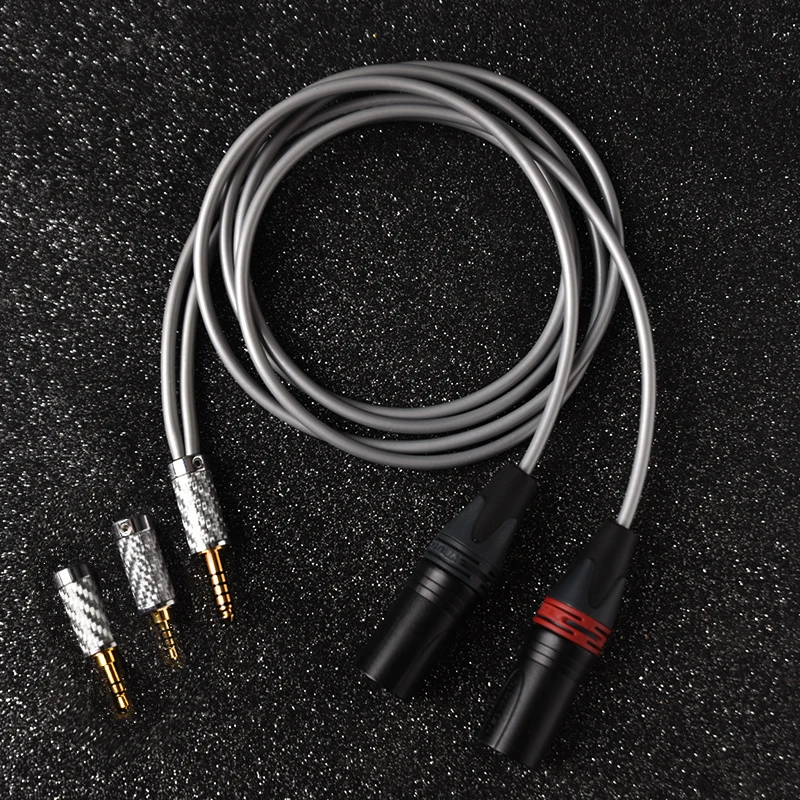 4.4 3.5 2.5mm male to dual 3 pin xlr balanced for zx300a nw wm1A hiby ...