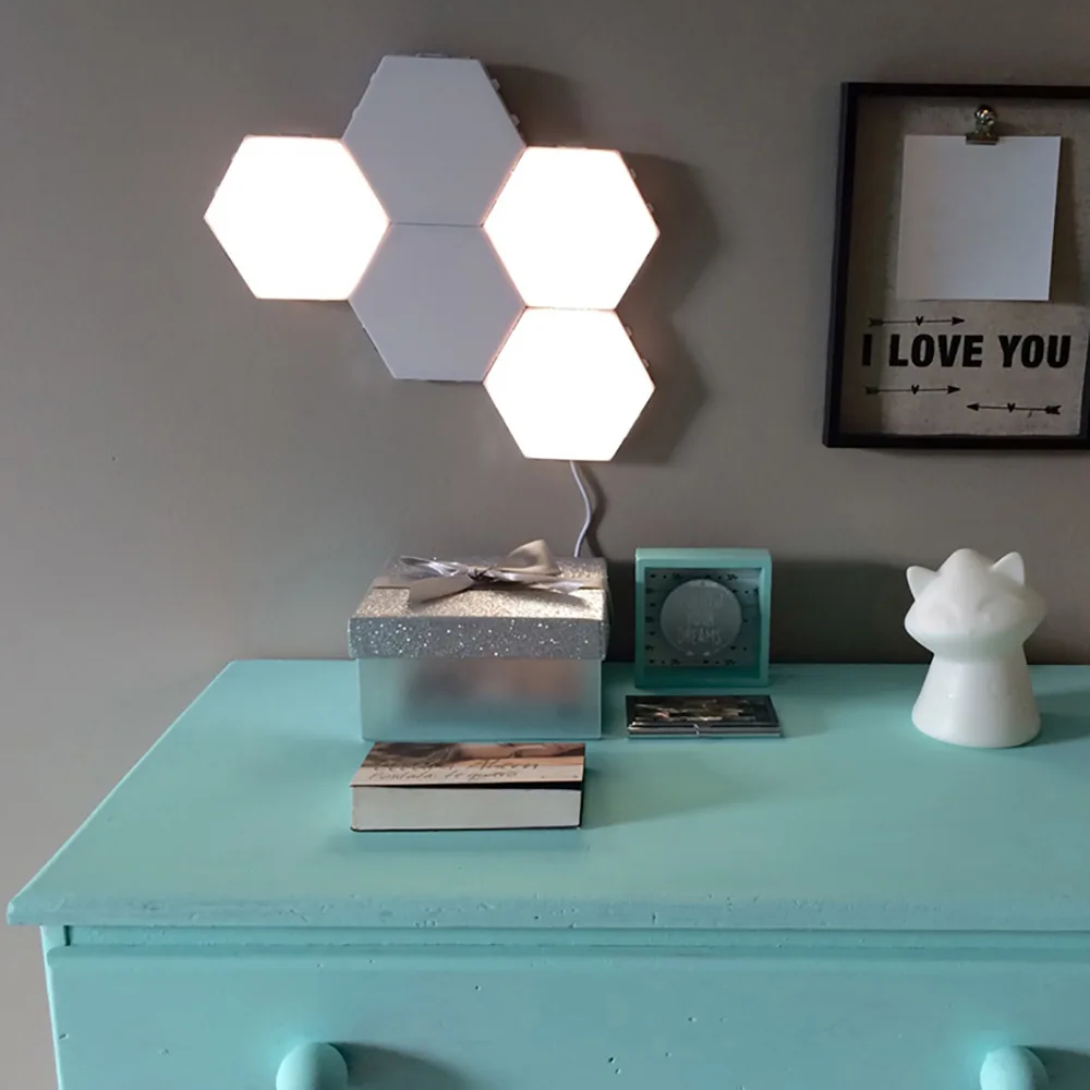 Quantum lamp led modular touch sensitive lighting Hexagonal lamps night ...
