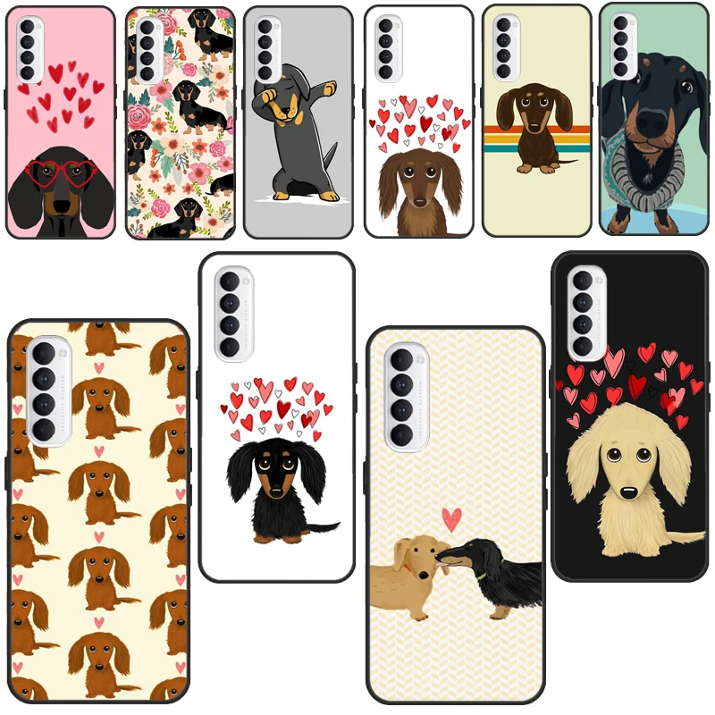 Cartoon-Dachshund-Sausage-Dog-For-OPPO-F5-F7-A52-A72-A1K-A5S-A15-A83 ...