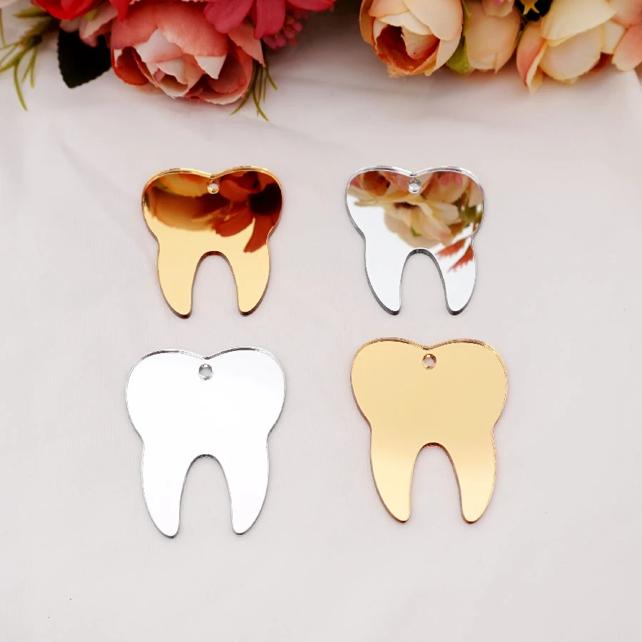 Acrylic Party Decoration | Acrylic Teeth Decals | Acrylic Hanging Tags ...