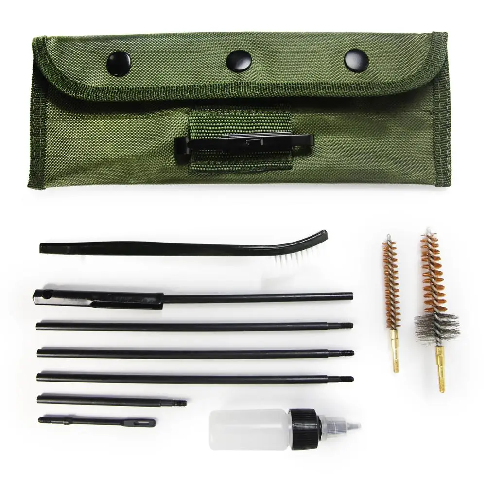 GUGULUZA Rifle Gun Cleaning Kits .22cal/5.56mm Rifle Cleaning Kit with ...