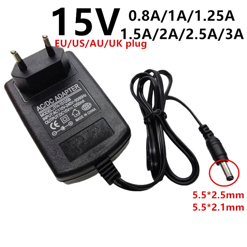 15V-15-Volt-Universal-AC-DC-Power-Adapter-Adaptor-Supply-15-V-0-8A ...
