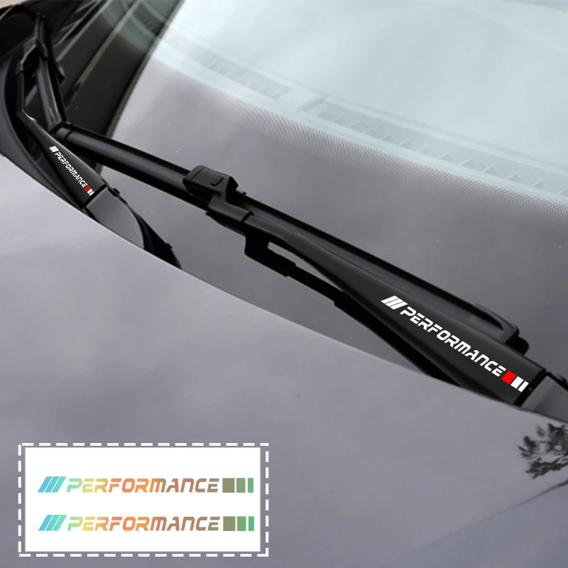 2PCS Car Window Wiper Laser Adesivos Emblema Para BMW 1 3 4 5 7 Série ...
