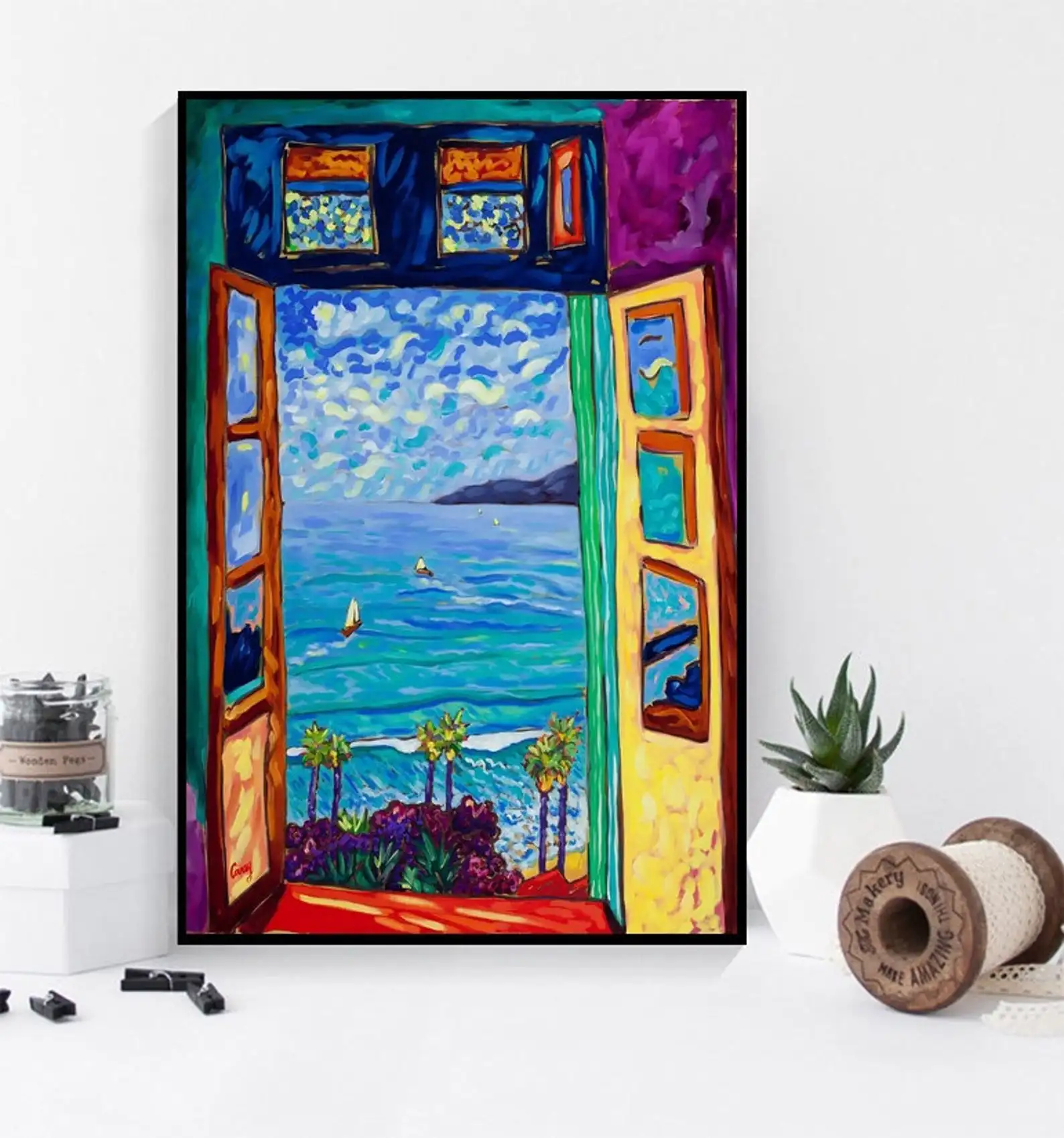 Open Window by Henri Matisse Printed on Canvas • CanvasPaintArt
