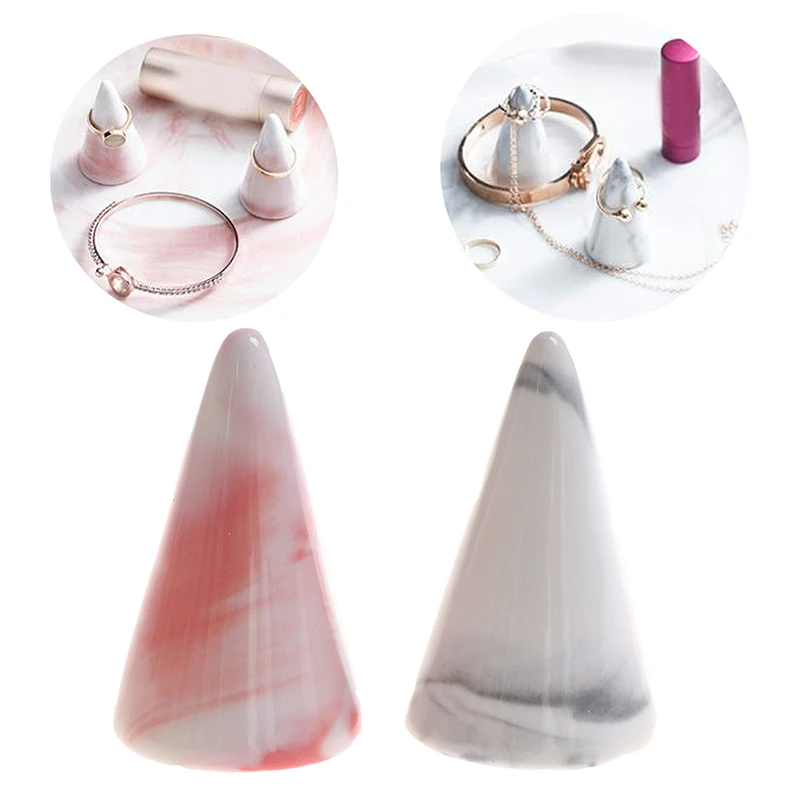 Ceramic Finger Cone Ring Holder | Ring Holder Display Stand Cone | Tray ...