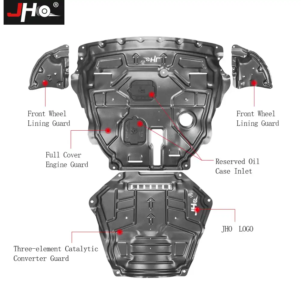 JHO Offroad Skid Plates Under Carriage Shield Protector Cover for Ford ...