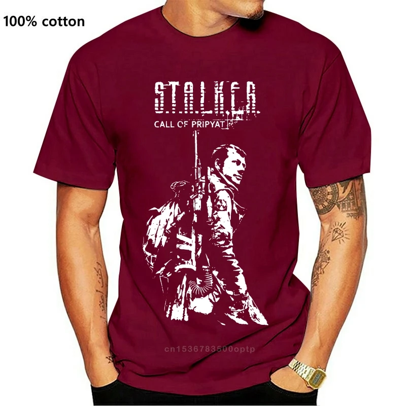 New Stalker Game T Shirt Stalker COP White T Shirt 100 Cotton Male Tee ...