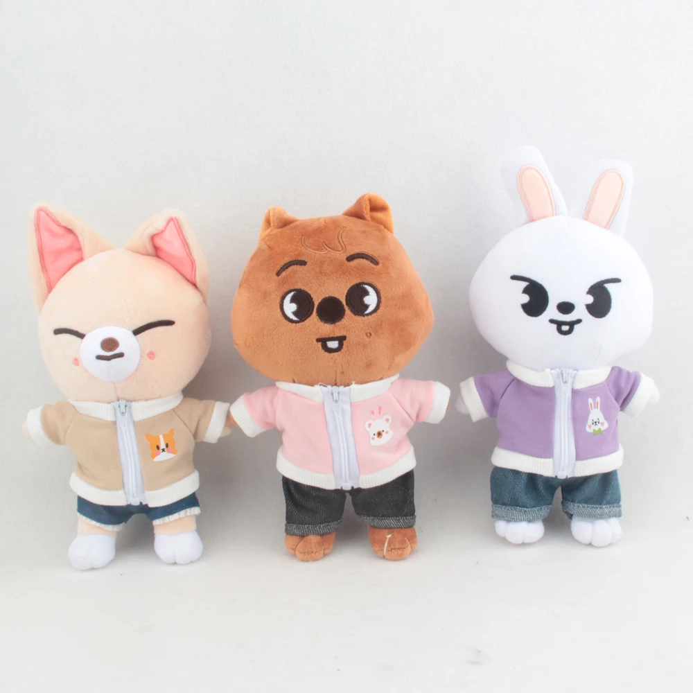 Skzoo Clothes Skzoo Plush Doll Clothes Bee Fox Jacket Denim Shorts 20cm ...