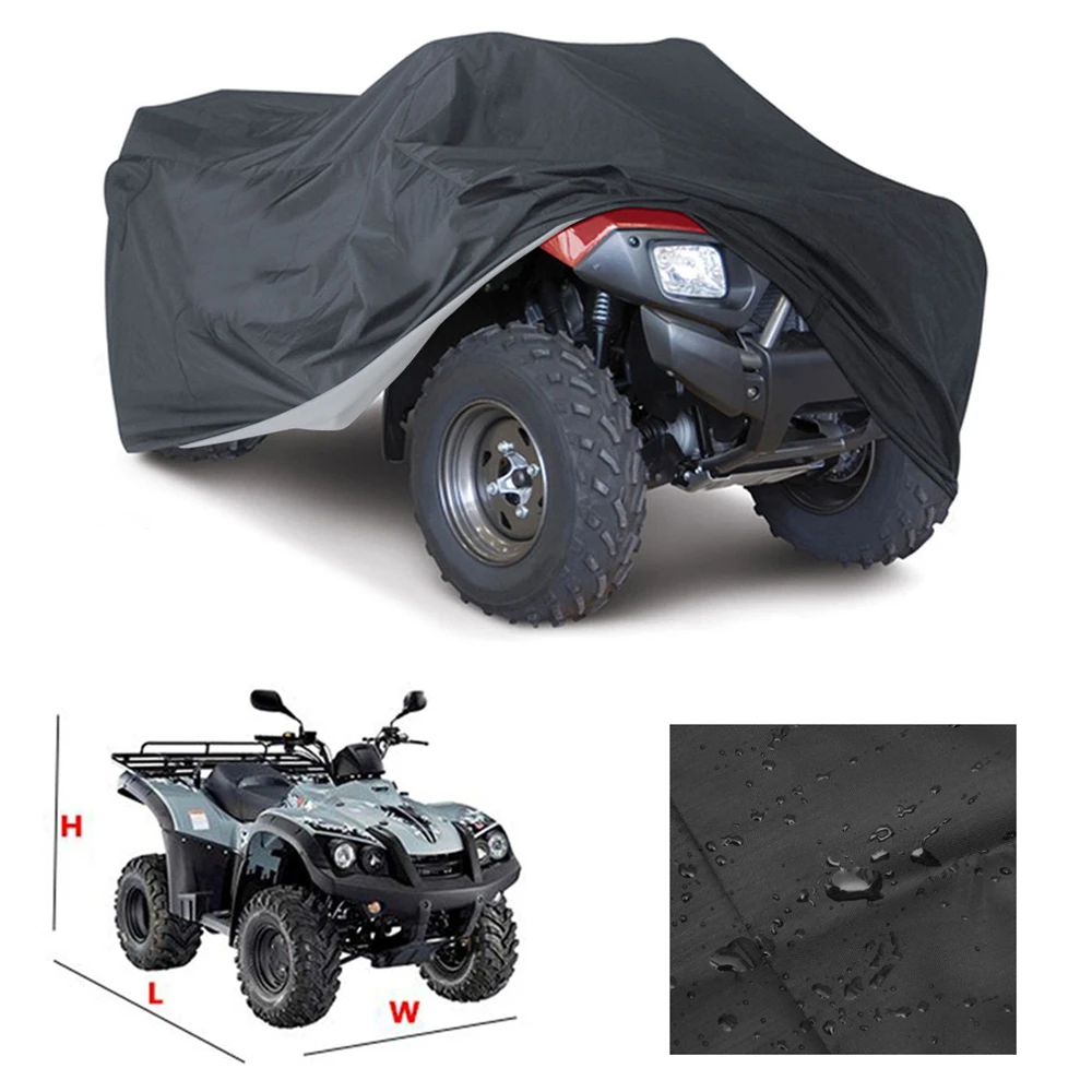 Funda-Universal-para-Quad-Bike-cubierta-negra-resistente-al-agua-a ...