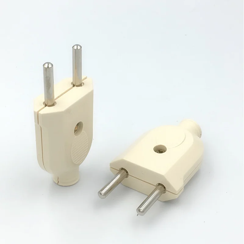 Price history & Review on EU 2 Pin AC Electric Power Rewireable Plug ...