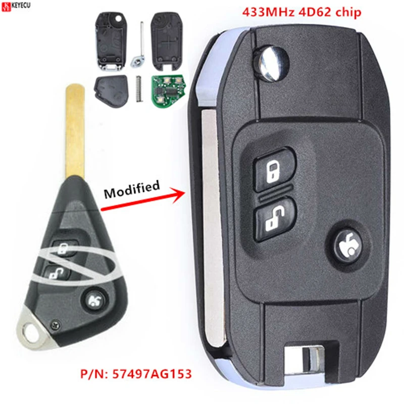 Keyecu for Subaru Outback Liberty Impreza 2003 2004 2005 2006 2007 2008 ...