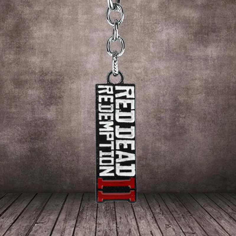 2021 Hot Game Red Dead Redemption 2 Keychain Rings Gun Toys Pendant Key ...