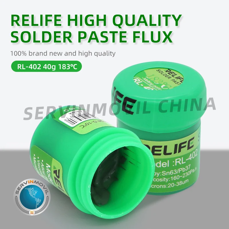 RELIFE-No-clean-Solder-Paste-Flux-RL-402-40g-183-degree-Soldering-Paste ...