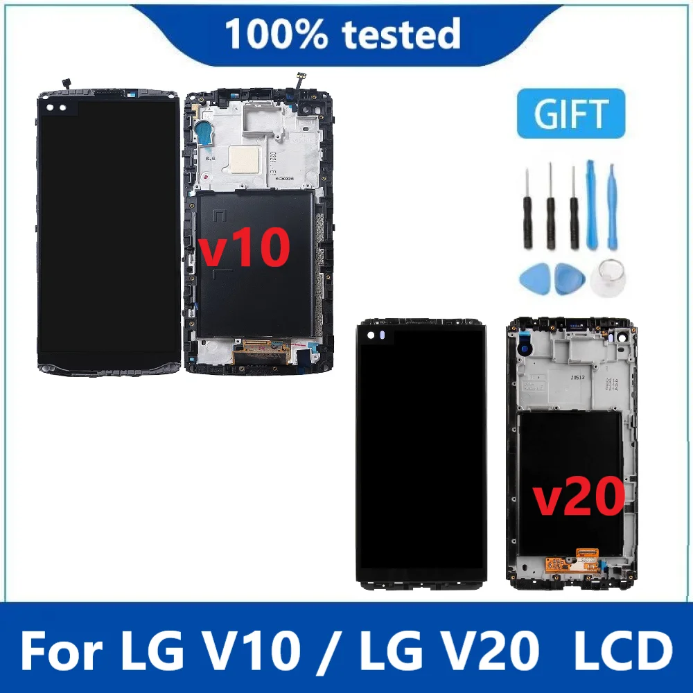 original Display For LG V10 H900 H901 VS990 LCD For LG V20 VS995 H918 H910 LCD Display Touch ...
