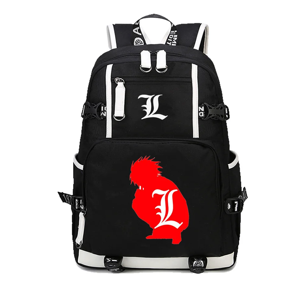 anime Death Note Backpack Shoulder bag schoolbag Laptop bag packsack ...