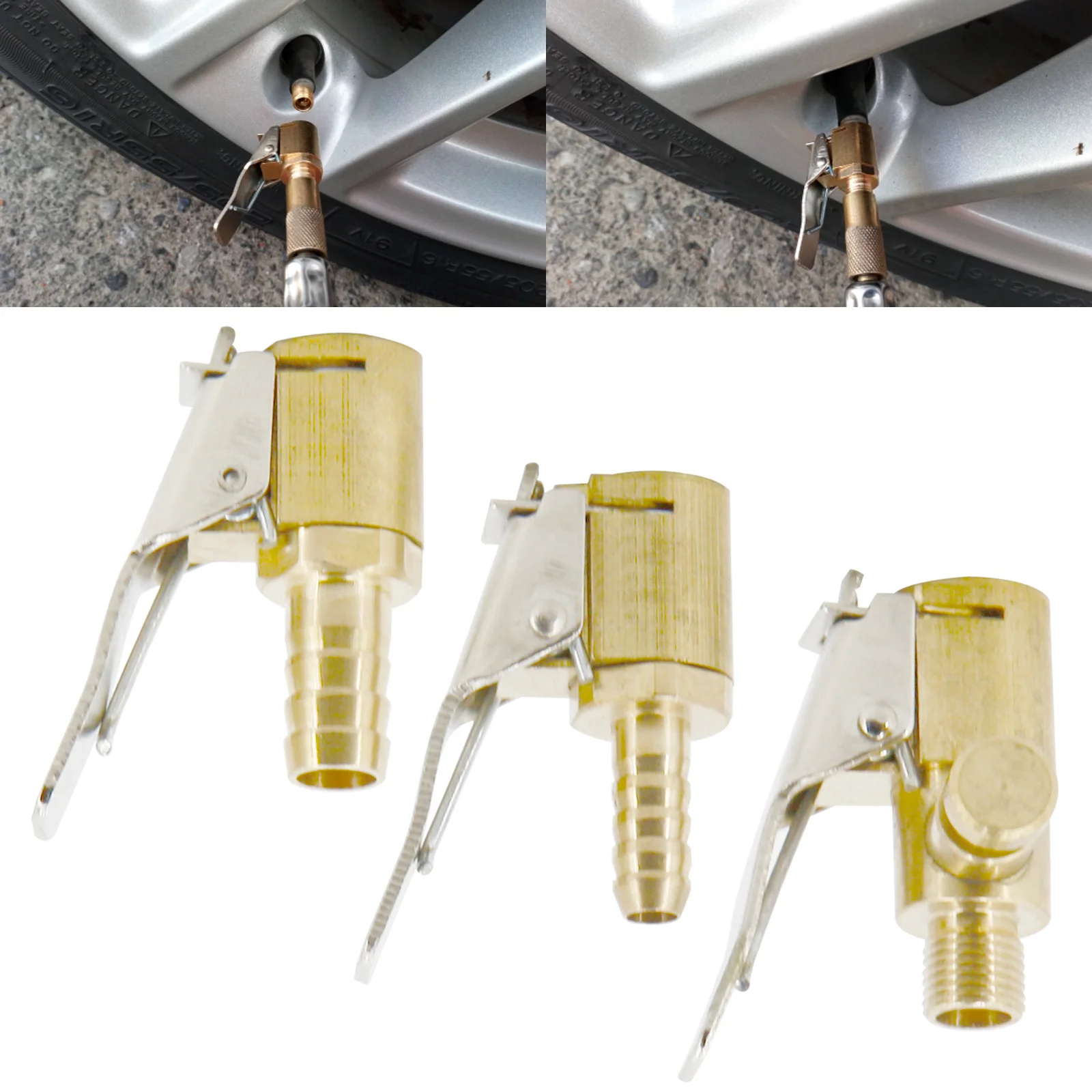 Portable-Inflatable-Pump-Valve-Connector-Adapter-Wheel-for-Car-Tire-Air ...